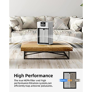 Air Purifier ClearAir-A5 Replacement Filter, VEWIOR H13 True HEPA Air Cleaner Filter (Special for ClearAir-A5 Air Purifier)