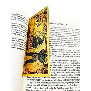 YJacuing Anime Fullmetal Alchemist Gold Coated Banknote, FA Limited Edition Collectible Bill Bookmark (6 PCS)