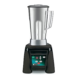Waring Commercial MX1100XTS 3.5 HP Blender with Electronic Keypad, 30 Second Countdown Timer, Pulse Feature and a 64 oz Stainless Steel Container, 12-V, 5-15 Phase Plug