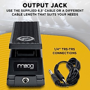 MOOG EP-3 Expression Pedal - Universal Expression Pedal for Keyboards, Synthesizers and Effects Pedals with Polarity Switch