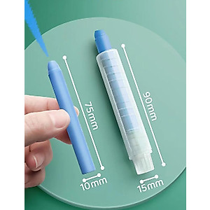 luckyrain Washable Crayons for Kids, 12 Colors Washable Toddler Crayons, Non-Toxic Baby Crayons, Coloring Art Supplies, Gift for Boys and Girls Back to School