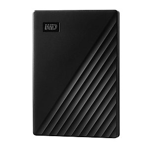 WD 1TB My Passport, Portable External Hard Drive, Black, backup software with defense against ransomware, and password protection, USB 3.1/USB 3.0 compatible - WDBYVG0010BBK-WESN