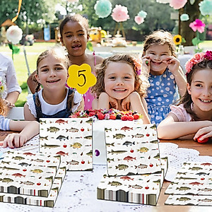 Fish Birthday Party Decorations - 40Pcs Gone Fishing Party Napkins Disposable Fish Theme Napkins for Boy Girl Baby Shower,Under The sea,Gone Fishing Birthday Party Supplie…