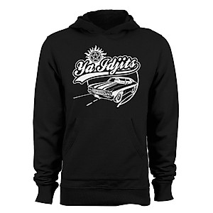 GEEK TEEZ Ya Idjits Men's Hoodie Black XXX-Large