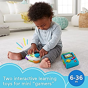 Fisher-Price Laugh & Learn Game & Learn Controller and Fisher-Price Laugh & Learn Lil’ Gamer bundle of educational musical activity toys