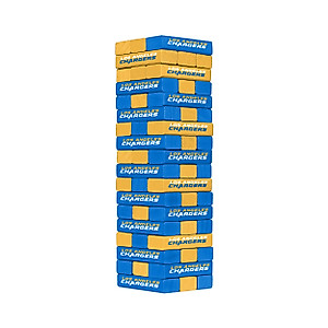 FOCO Unisex-Adult NFL Logo Stackable Blocks Game, Team Color, 9-588