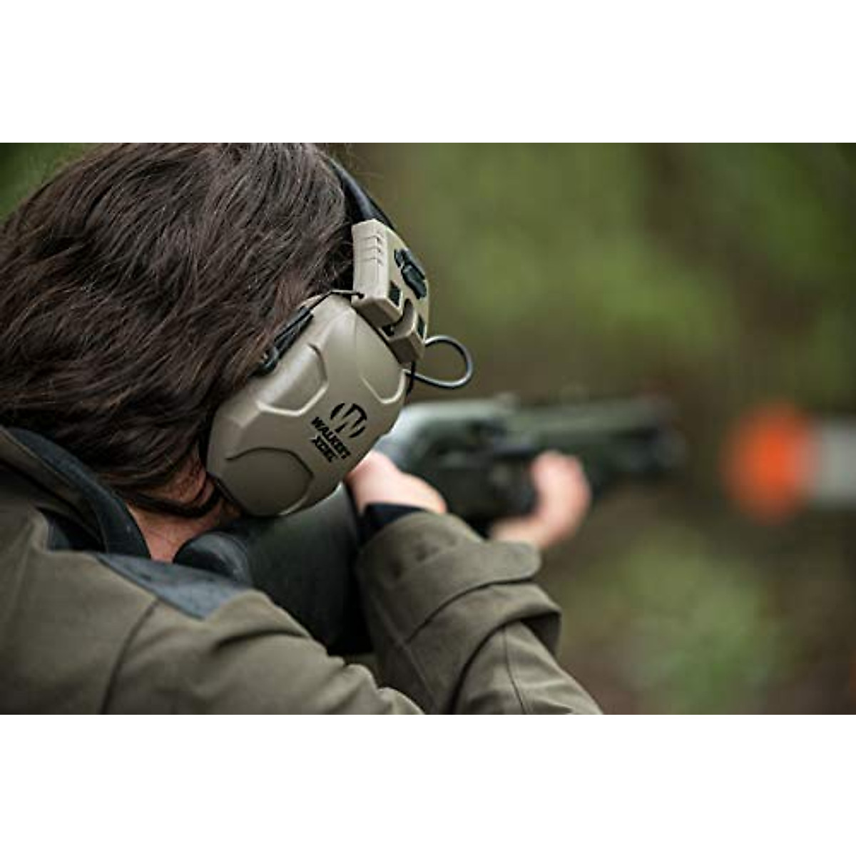 WALKER'S XCEL 100 Digital Electronic Muff W/Voice Clarity, Advanced Circuit, 4 Listening Modes, Beige (GWP-XSEM)