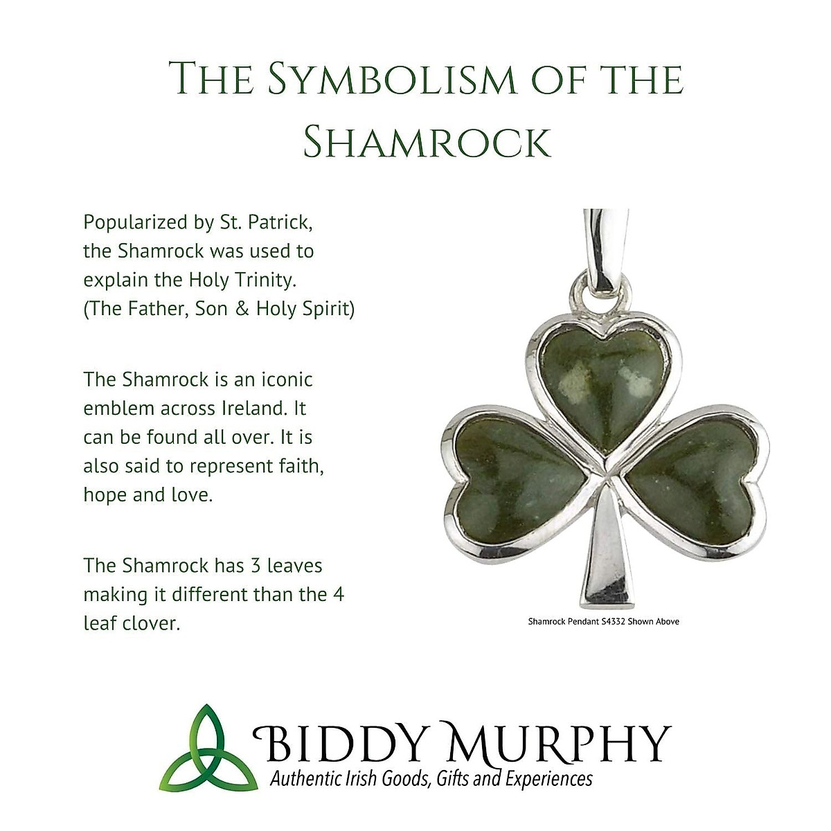 Biddy Murphy, Dainty Classic Irish Luck Shamrock Earrings for Women, Gold Plated with Emerald Green Enamel, Traditional Celtic Jewelry, Made in Ireland by Artisan Jewelers
