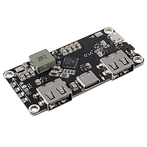 2Pcs IP5328P Boost Charging Module Dual USB 18650 Battery Fast Charger Treasure Tpye-c 3.7V to 5V 9V 12V Step up Fast Quick Charger Circuit Board QC2.0 QC3.0 Mobile Power Main Board