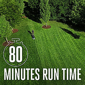 EGO Power+ LM2142SP 21-Inch 56-Volt Lithium-Ion Cordless Electric Dual-Port Walk Behind Self Propelled Lawn Mower with Two 5.0 Ah Batteries & Charger Included