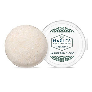 Naples Soap Company Solid Shampoo Bar for All Hair Types – Eco-Friendly, Free of Parabens, Alcohol, Pthalates – Handmade, pH Balanced, Hydrating Haircare, Lasts 50-75 Uses – Fragrance Free, 1.75 oz
