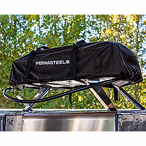 Permasteel 12-Inch Gas Pizza Oven with Cover | Outdoor Pizza Oven, Portable Gas Pizza Oven for Outside, PO-40001-BK, Propane Pizza Oven, Custom Backyard Pizza Maker