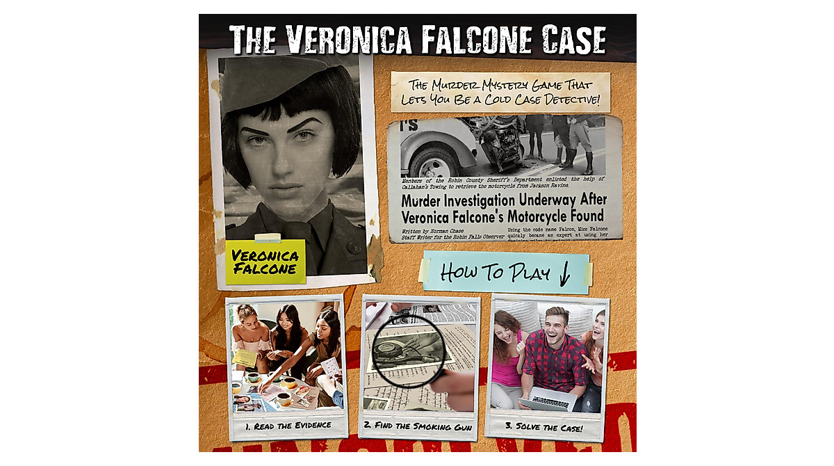 Unsolved Case Files Cold Case Murder Mystery Game - Solve 3 Mysteries