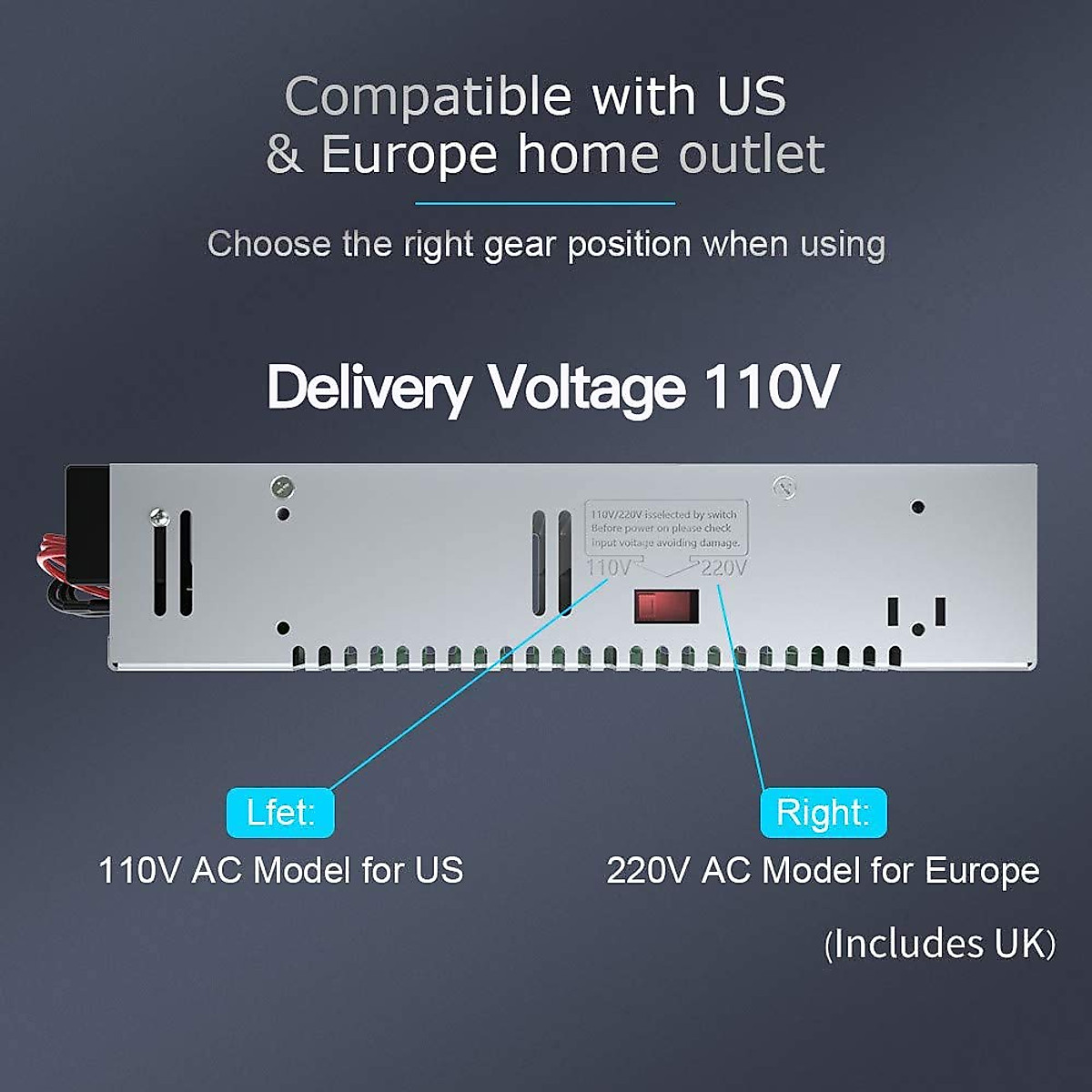 DC 12V 30A Power Supply 360W Universal Regulated Switching AC to DC Converter AC110V/220V (SMPS) Transformer Driver Adapter for LED Strip Light, CCTV Camera Security System, Radio, Computer Project