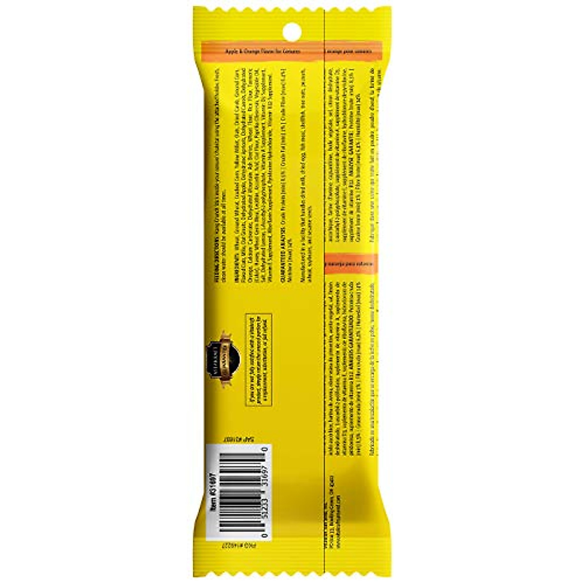 Vitakraft Crunch Sticks Apple & Orange Flavor Bird Treat for Conures (2 Sticks), 3.5 oz