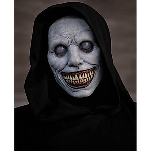 QPQEQTQ Scary Halloween Mask Evil Smiling Demons Mask Realistic Latex Cosplay Costume Mask Party Props Halloween Decorations