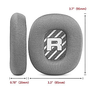 YDYBZB A10 Gen2 Fabric Ear Pads Ear Cushions Earpads Pillow Foam Replacement Compatible with Astro A10 Gen 2 Wired Gaming Headphones