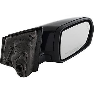Kool Vue Passenger Side Power Heated Mirror for Ford Edge 2015-2023 With Signal Light, Blind Spot Light, Memory & Puddle Lamp Paintable Built From January 18 2017 & From May 3 2018