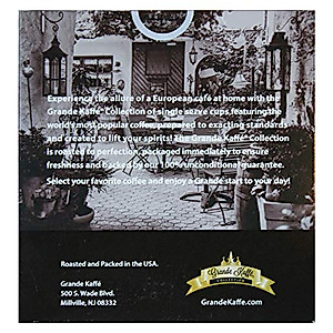 Grande Kaffe Jamaican Me Crazy Flavored Ground Coffee, 18 Single Serve Cups