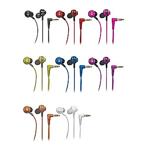 Audio Technica ATHCOR150WH In-Ear Headphones, White