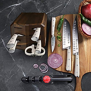 Cangshan H1 Series 1026153 German Steel Forged 10-Piece Knife Block Set