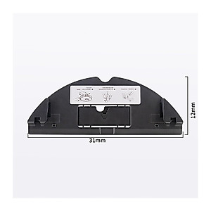 Mop Cloth Bracket,Compatible for Roborock. T7S S7 T7S Plus,Disposable Rag,Vacuum Cleaner Replacement(1pcs Black)