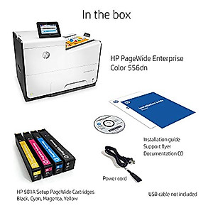 HP PageWide Enterprise Color 556dn Multifunction Duplex Printer (G1W46A)