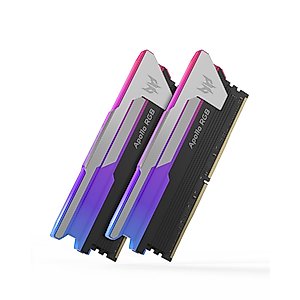 Acer Predator Apollo RGB 16GB (8GBx2) Gaming RAM 3600 MHz DDR4 CL16 1.35V Desktop Computer LED Memory Kit - BL.9BWWR.228