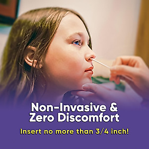 WELLlife COVID-19/Influenza A&B Home Test, Self Test for Flu A/B and COVID-19, Results in 10 Minutes with Non-invasive Nasal Swab, FDA EUA Authorized -[1 Test]