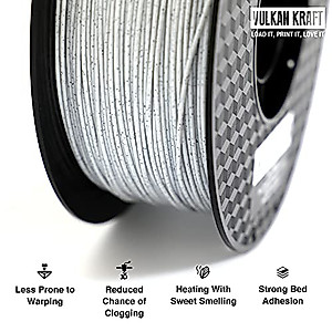 Vulkankraft Premium Marble PLA Filament for 3D Printing, 1.75mm, 1KG, Testing Pack Available, Less Prone to Warping, High Printability, Reduced Chance of Clogging