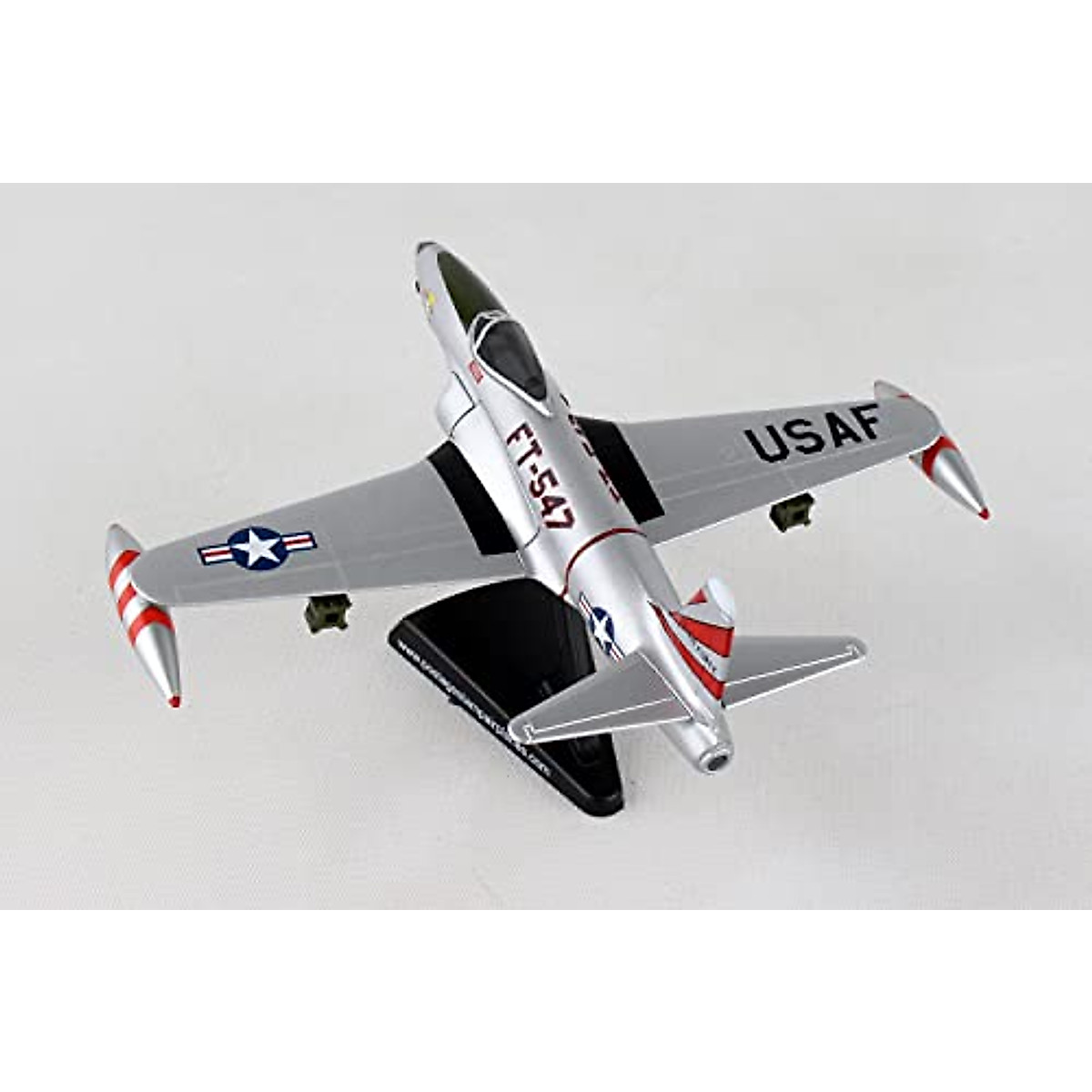 Daron Postage Stamp F-80 Shooting Star Evil Eye Fleagle/Miss Barbara Ann 1/96 Scale, Silver