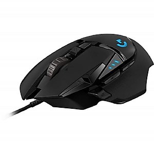 Logitech G815 RGB Mechanical Gaming Keyboard (Clicky) - Black & G502 Hero High Performance Gaming Mouse