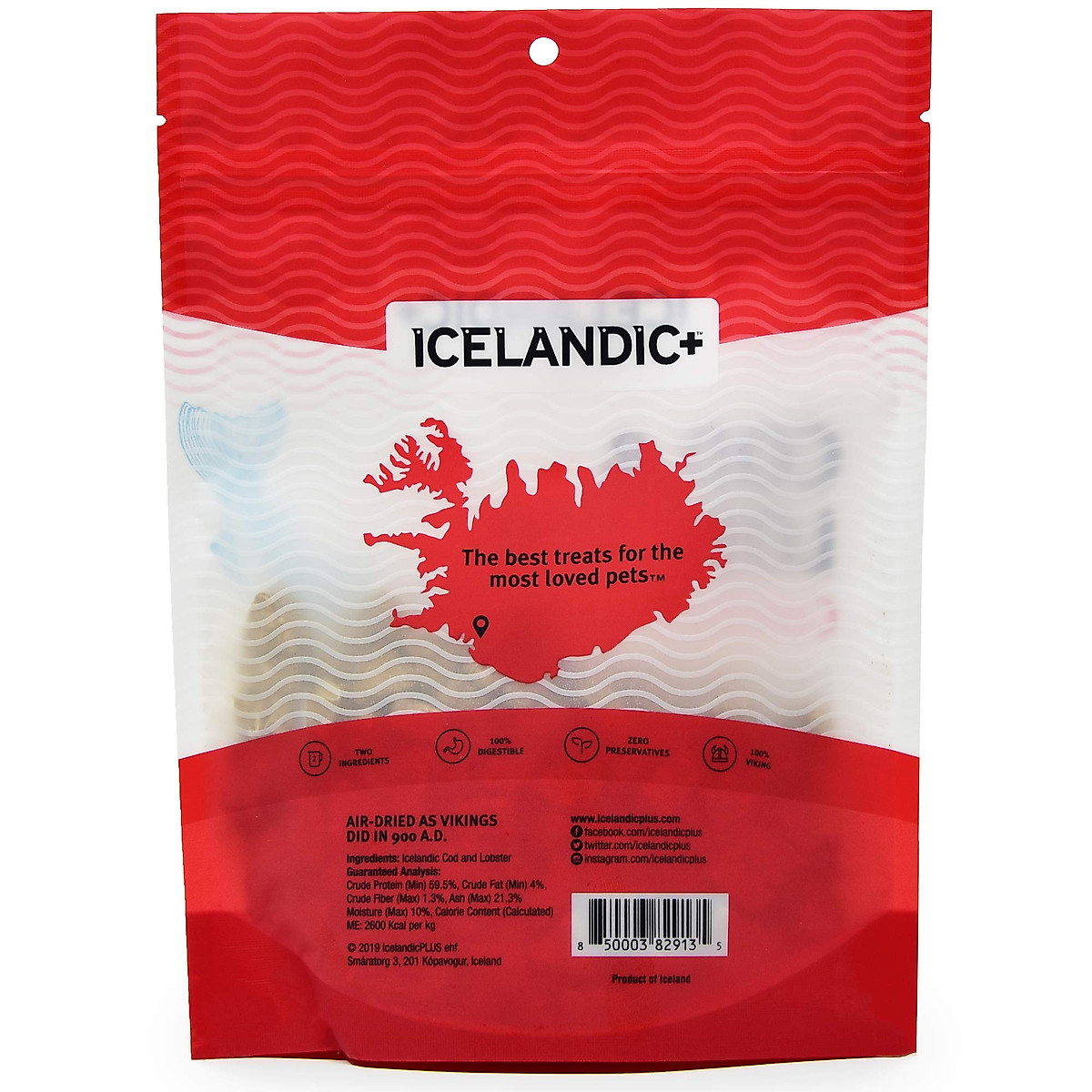 Icelandic+ Cod & Lobster Combo Bites Dog Treat 3.0-oz Bag