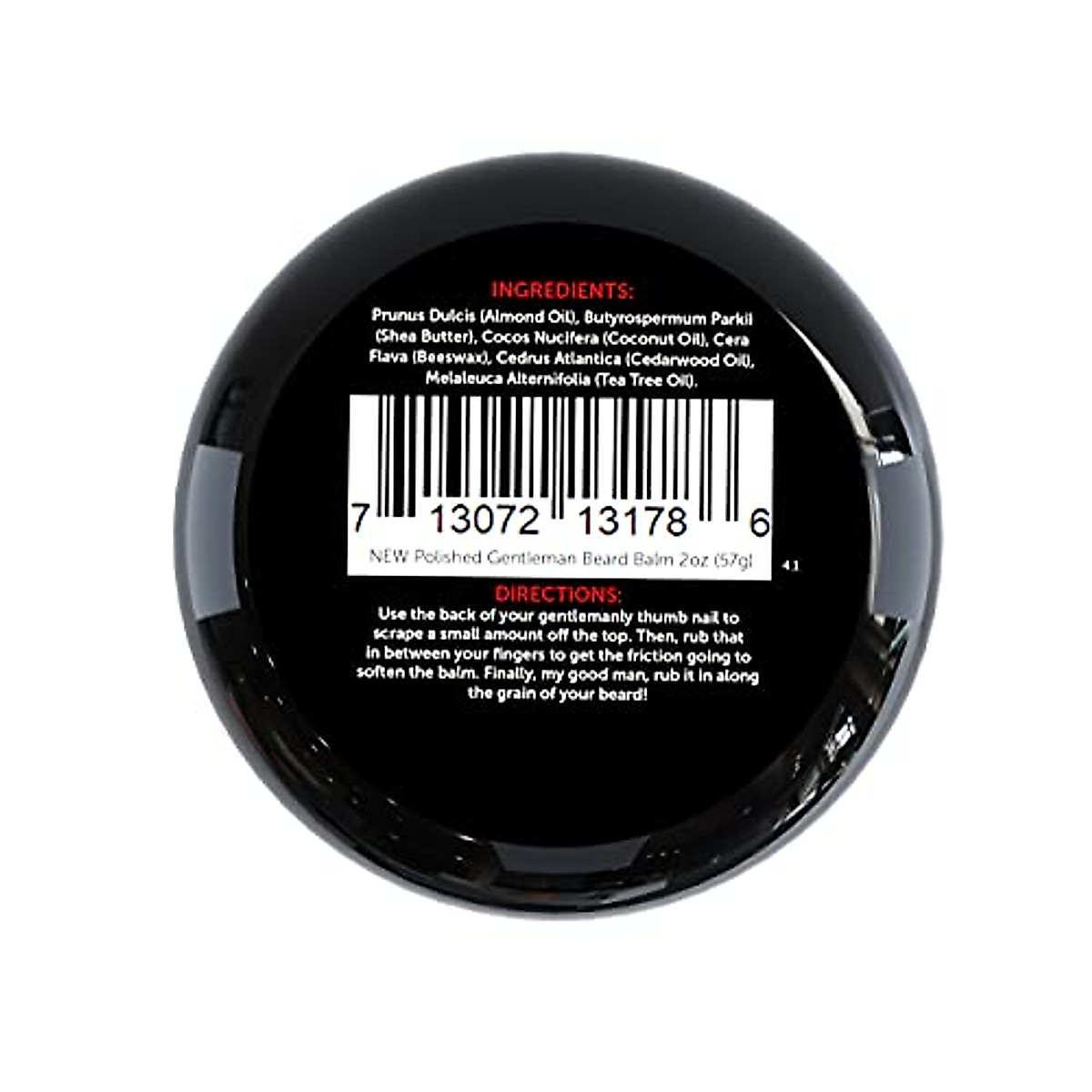 Beard Balm & Mustache Wax for Men - Beard Moisturizer with Organic Beeswax & Essential Oils - Hair Pomade & Hair Balm - Beard Polishes, Softener, Condition & Styling for Men's Grooming (2oz)