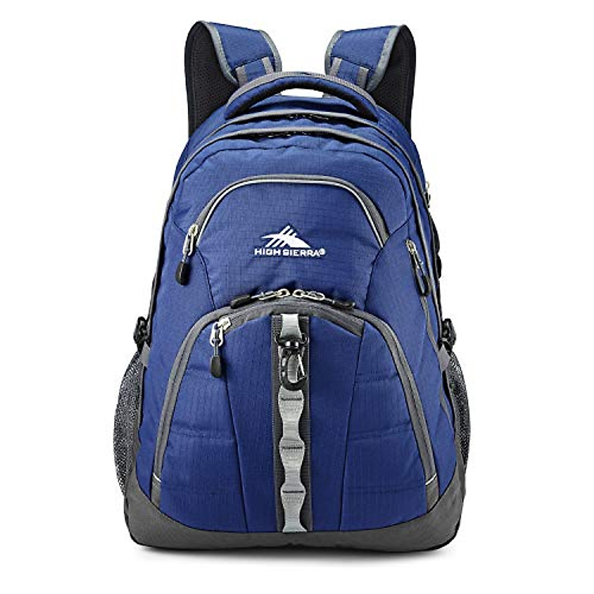 High Sierra Access 2.0 Laptop Backpack, True Navy/Mercury, One Size Dark Blue