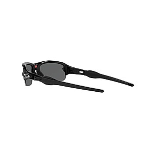 Oakley Youth OJ9008 Flak XXS Square Sunglasses, Polished Black/Prizm Black, 58 mm