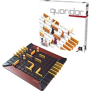 Quoridor | Abstract Strategy Game for Adults and Familes | Ages 8+ | 2 to 4 Players | 15 Minutes