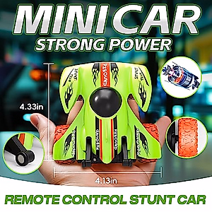 Remote Control Car Toys for Kids: Birthday Car Gift for Kids Year Age 4-7 8-12 | Hobby RC Cars 360° Rotating Stunt Car for Kids Toys Boys 6-8 | Outdoor Indoor Toy for 3 4 5 6 7 8 Year Old Boys Girls