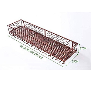 PIBM Stylish Simplicity Correction Fluid Mouse Wine Glass Rack Upside Down Wine Rack Bar Bar Wine Glass Rack Goblet Hanger Hanging Red Wine Glass Correction Fluid, Bronze , 100*25CM