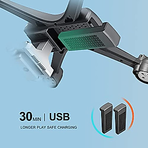 DRONEEYE 4DV14 Drone with Camera for Adults 1080P,FPV HD Live Video RC Quadcopter for Kids Beginners Toys,Altitude Hold,Gravity Sensor,Trajectory Flight,3D Flip,Gesture Control, Voice Control,2 Batterys