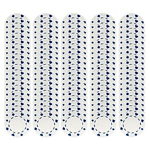 Trademark Games Poker Chips ? 100-Piece Set of 11.5-gram Blackjack Chips with Suited Design ? Made of Composite Resin for Texas Holdem (White)