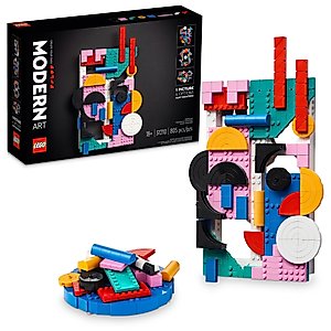 LEGO Art Modern Art 31210 Build & Display Home Décor Abstract Wall Art Kit, Birthday Gift Idea for Artistic People, Set for Teens or Adults Who Enjoy Craft Hobbies