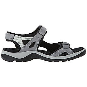 ECCO Women's Yucatan outdoor offroad hiking sandal, titanium, 7 M US