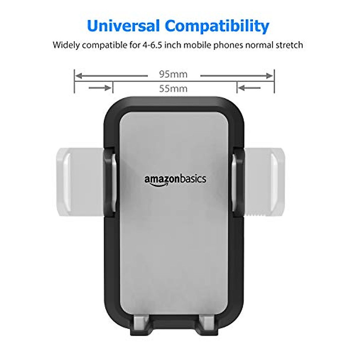 Amazon Basics Universal Smartphone Holder for Car Air Vent
