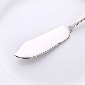 CNHNGTS Crysto Stainless Steel Butter Knife, Butter Spreader, Breakfast Spreads,Cheese and Condiments (4pcs)