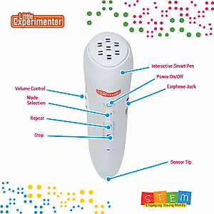 Interactive Globe for Kids with Wireless Smart Pen, 9” Globes with Stand, Learning & Education STEM Toys, Talking World Map Gift for Children, Christmas Gifts for Boys & Girls Ages 7 8-12 Years Old