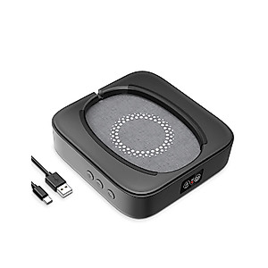 meatanty 100% Undetectable USB Mouse Jiggler with Timer and Physical Mouse Mover Moves Mouse Randomly, Automatic Mouse Mover with ON/Off Button and Display, Driver-Free, Plug-and-Play Keeps PC Awake