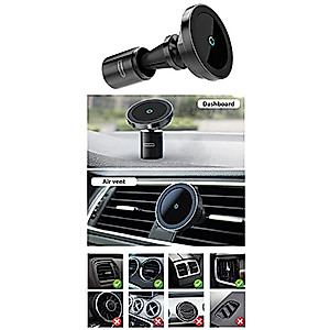 KOTOO MagSafe Compatible Magnetic Wireless Car Charger, Designed for iPhone 15/14-12 Series, Fast Charging Stand and Air Vent Holder (2023 Upgraded)