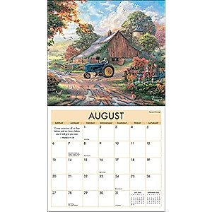 Thomas Kinkade Studios 2023 Deluxe Wall Calendar with Scripture