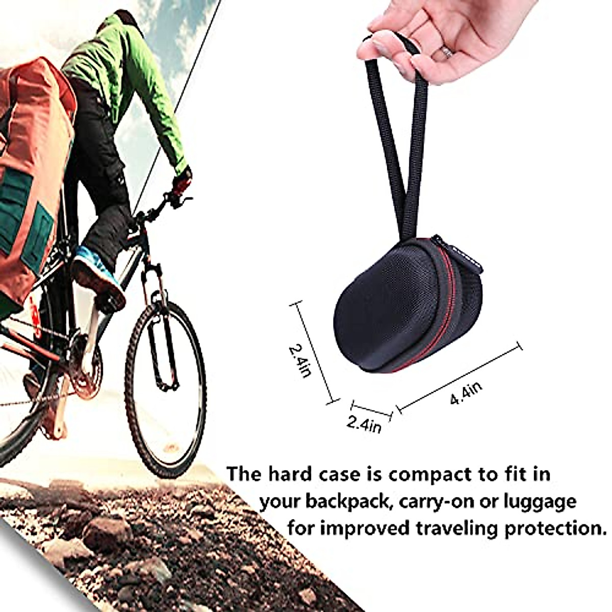 LTGEM EVA Hard Protective Case for Bose Sport Earbuds & Bose QuietComfort Noise Cancelling Earbuds True Wireless Earphones - Bluetooth in Ear Headphones (Case Only)